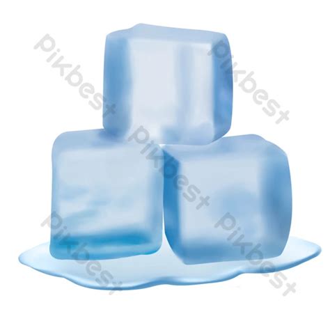 Melting Ice Cube Clipart