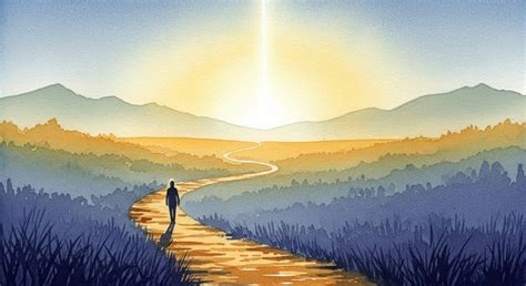 Free Journey Toward Light Image Journey Path Silhouette Download