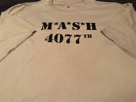 Mash 4077th T Shirt Etsy