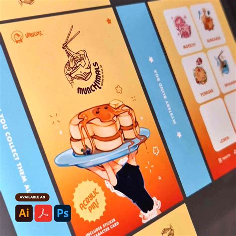 Digital Template Blind Box Printable Vauliys