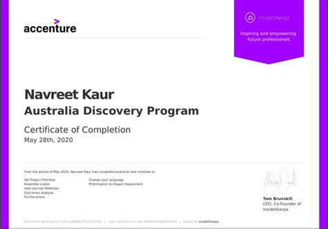 Navreet Dhiman On Linkedin Accenture Virtualinternship Insidesherpa 13 Comments