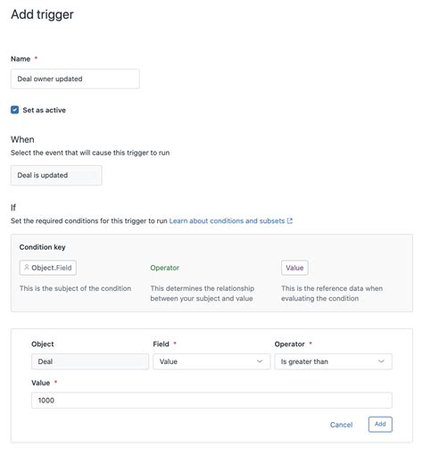 creating sell sales triggers zendesk help