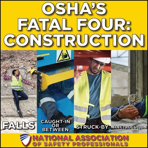 How To Prevent Fatal Four Accidents In Construction National Association Of Safety