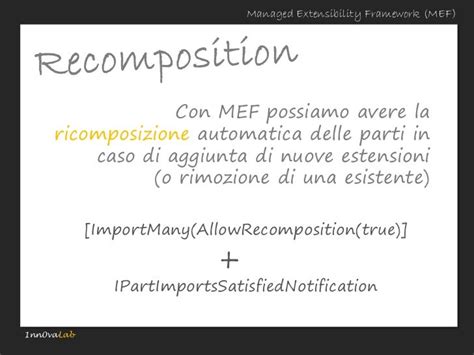 Managed Extensibility Framework Mef