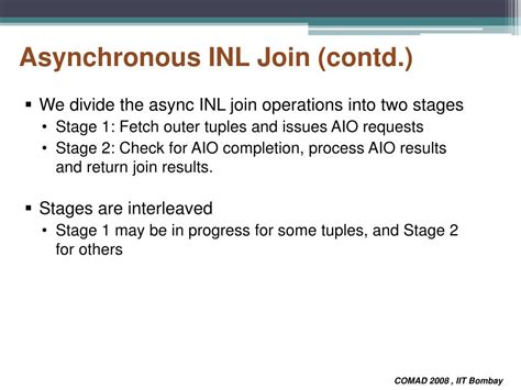 Ppt Exploiting Asynchronous Io Using The Asynchronous Iterator Model Powerpoint Presentation
