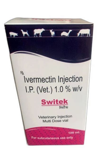 Switek 1 0 W V Ivermectin Injection 100ml At Rs 92 5 In Kaithal Id