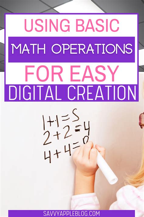 Using Basic Math Operations For Easy Digital Creation Savvy Apple