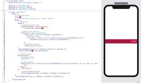 How To Add Search In List With Swiftui John Codeos Blog With Free