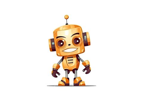 Premium Photo Robot Chatbot Ai Bot Cartoon Logo Badge Design Symbol