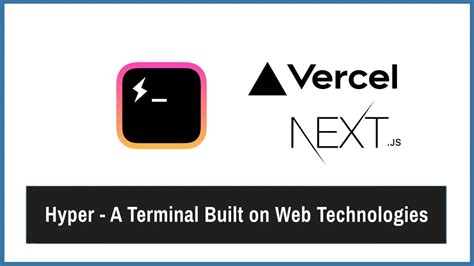 hyper a terminal built on web technologies