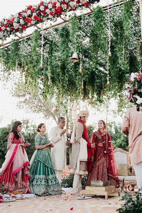 Suhani Gandhi And Sumit Arora The Jaibagh Palace Jaipur Weddingsutra