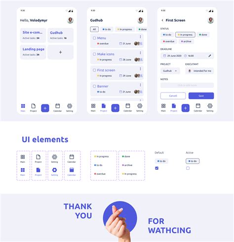 Project Tracker App Behance