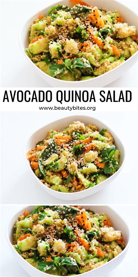 The Best Avocado Quinoa Salad Recipe Easy And Vegan Beauty Bites Recipe Easy Salad Recipes