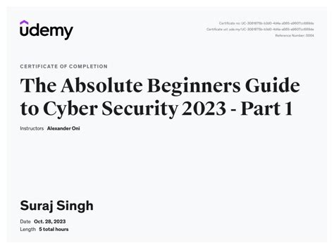 Learned About Cyber Security From This Course Suraj Singh Posted On