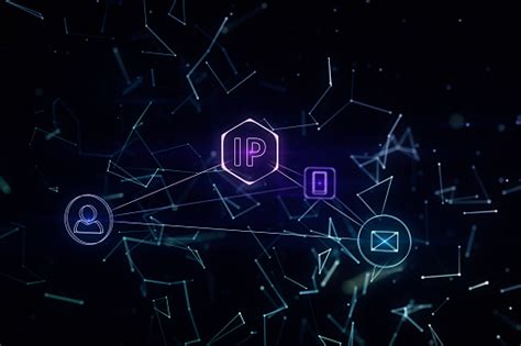 Ip 주소 3d 일러스트와 함께 3 차원 네트워크 토폴로지 인포 그래픽 0명에 대한 스톡 사진 및 기타 이미지 0명 가상현실 개발 Istock