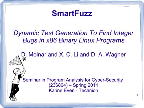 pdf dynamic test generation to find integer bugs in x86 binary linux