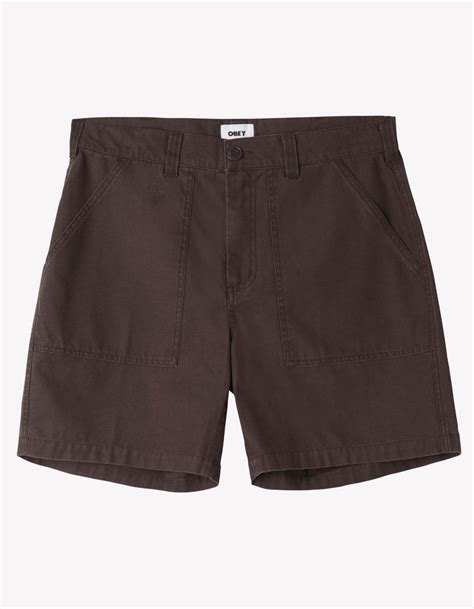 Obey Mens Utility Shorts Java Tillys