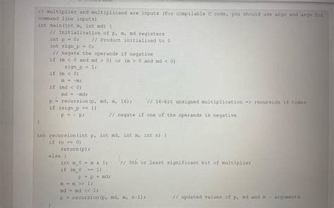 Solved 12 17 Zylab 6 Recursive Multiplication Write A MIPS Chegg