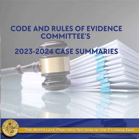 Code And Rules Of Evidence Committees 2023 2024 Case Summaries