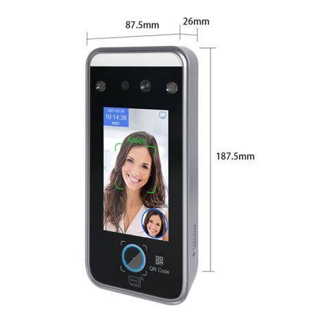 tm ai06qr dynamic faceandqr code recognition terminal