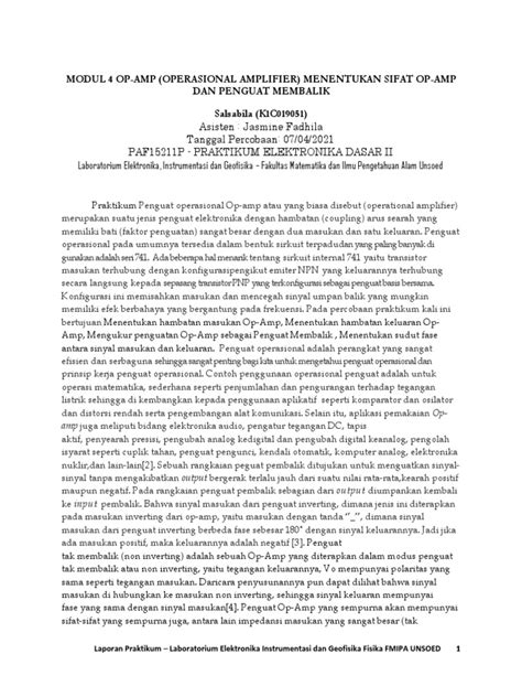 Modul 4 Op Amp Pdf