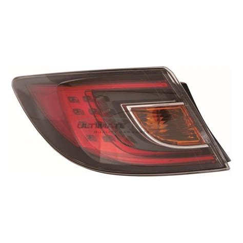 Mazda 6 Rear Light Tail Light Passenger Side Lh Rear Outer Wing