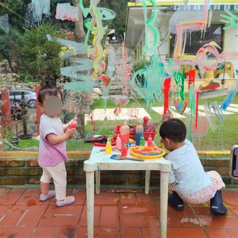 [광주] 서울근교 물감놀이 물놀이 자연놀이까지 할 수 있는 카페 웃들 14개월 아기 준비물 네이버 블로그