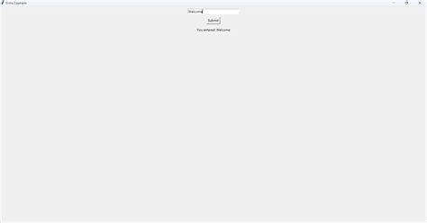 Entry Widget In Tkinter