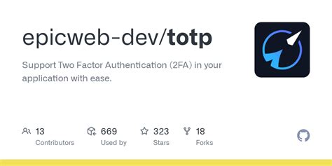 Github Epicweb Devtotp Support Two Factor Authentication 2fa In