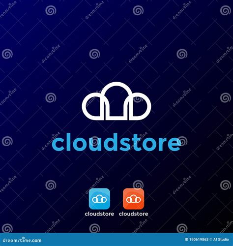 A Minimalist Cloud Illustration Created Using Basic Black Lines Includes A Downward Directed