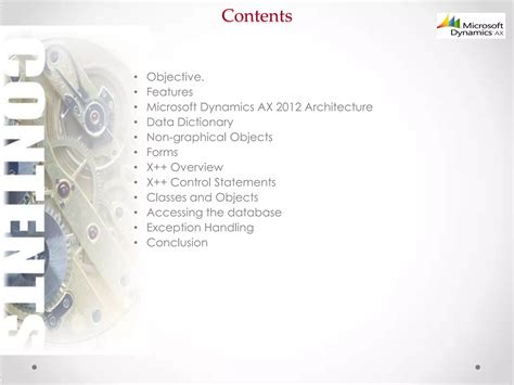 Microsoft Dynamics Ax 2012 Development Introduction Part 13 Pptx Databases Computer