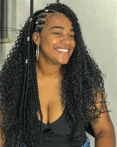 30 Braids With Curls That Are Immediate Stunners