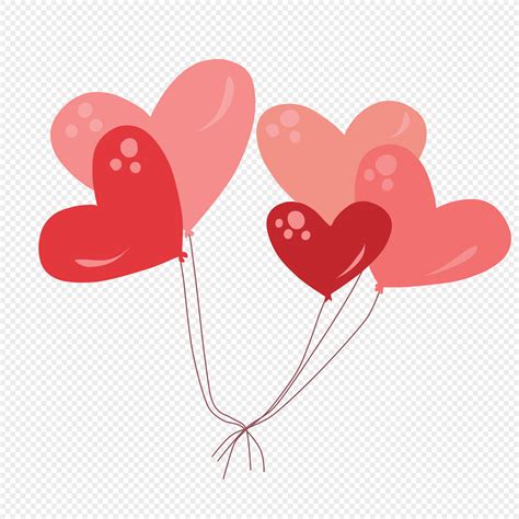 사랑 풍선 Png 일러스트 무료 다운로드 Lovepik