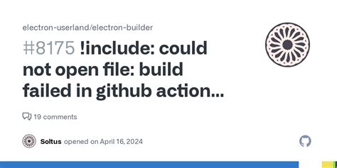 Include Could Not Open File Build Failed In Github Action With App