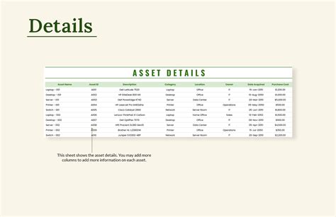 IT Asset Allocation Sheet Template In Excel Google Sheets Download Template Net