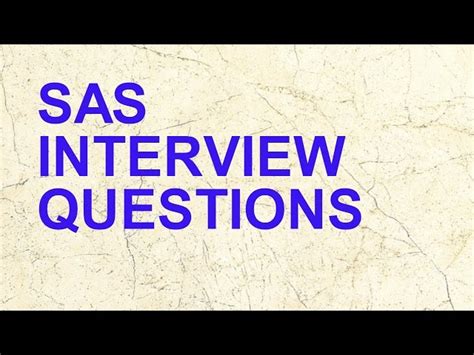 Sas Interview Questions About Macros Nanaxzee