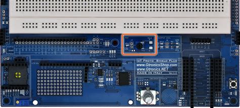 The Onboard Potentiometer Of The Iot Proto Shield Plus