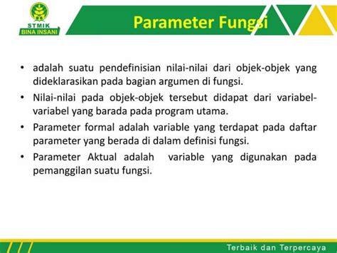 Pertemuan 11 Fungsi Function Ppt