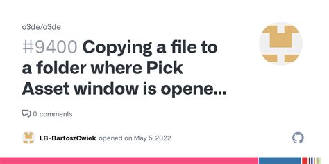 copying a file to a folder where pick asset window is opened results in disappearance of the