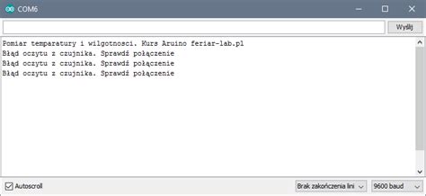 Arduino Obsługa Czujnika Dht11 Dht21 Feriar Laboratory Part 2