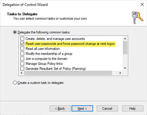 How To Delegate Password Reset Permissions In Active Directory