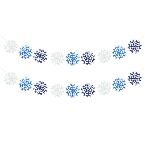 Snowflake Banners Clip Art Library