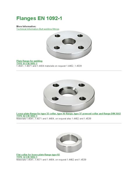 Flanges En 1092 Pdf Welding Construction