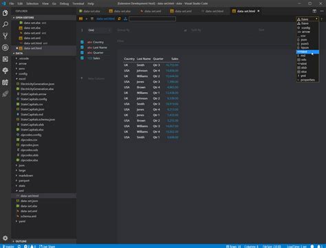 add save xml and html data options · issue 129 · randomfractals vscode data preview · github