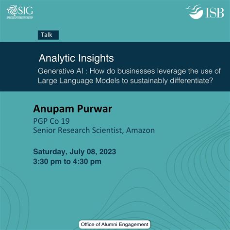 Isb Alumni On Linkedin Analytics Datascience Businessinnovation