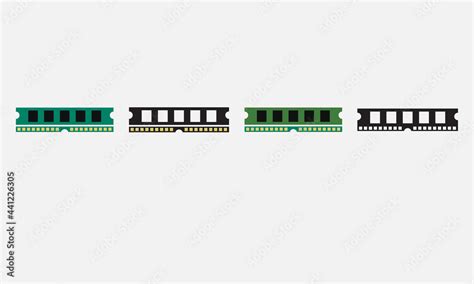 Vetor De Ramram Iconram Vectorrandom Access Memoryrandom Access