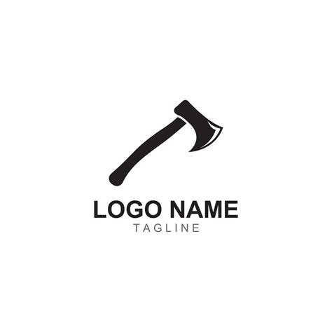 Axe Logo Or Hatchet Logo With Concept Design Vector Illustration