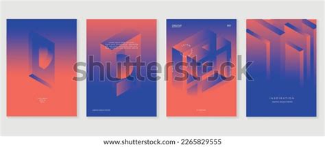 Abstract Gradient Background Vector Set Minimalist Stock Vector Royalty Free 2265829555