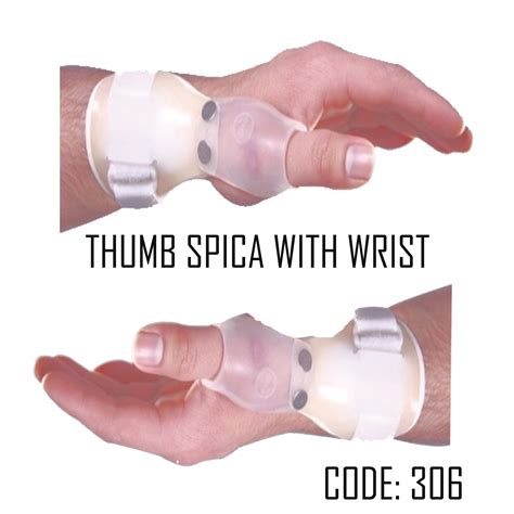 Thumb Spica Splint With Wrist Salo Orthotics Salo Orthotics