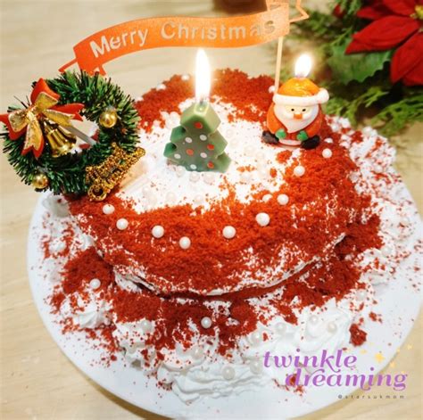 크리스마스 케이크 만들기 집콕놀이 키트 어린이 요리 키즈쿠킹 네이버 블로그